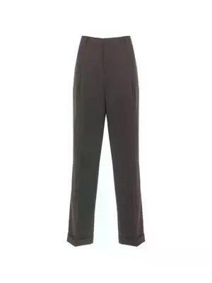 BRIGLIA 1949 Pleated Turn-up Trousers