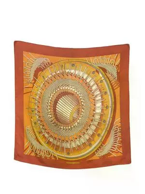 Hermès 1970s Alternateur Silk Scarf