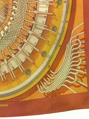 Hermès 1970s Alternateur Silk Scarf