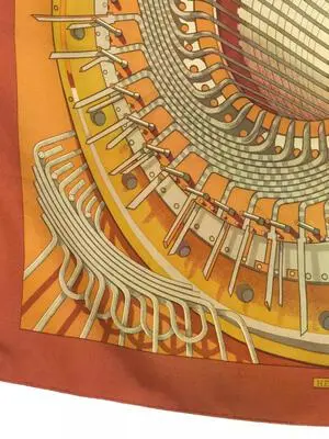 Hermès 1970s Alternateur Silk Scarf