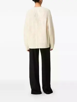 Another Tomorrow Oversized Raglan-sleeve Sweater