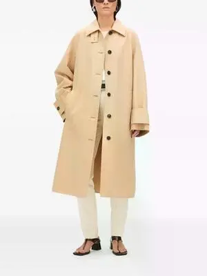 Another Tomorrow Double Face Balmacaan Coat