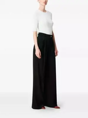 Another Tomorrow Pleated Trousers