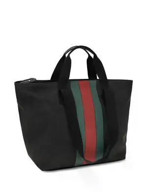 Gucci Positano Web Stripe Tote Bag