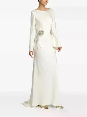 MIAU BY CLARA ROTESCU Milos Bead-embellished Gown