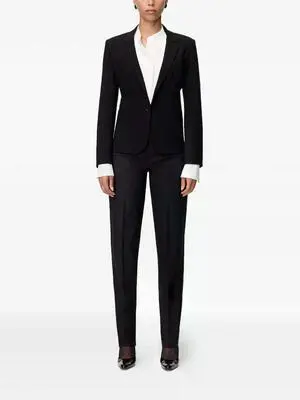 Another Tomorrow Doppio Cropped Blazer