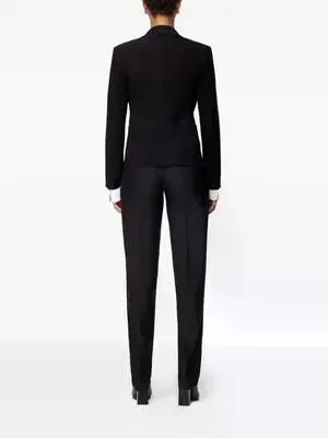 Another Tomorrow Doppio Cropped Blazer