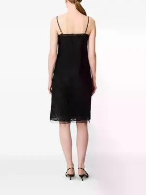 Another Tomorrow Embroidered Mini Dress