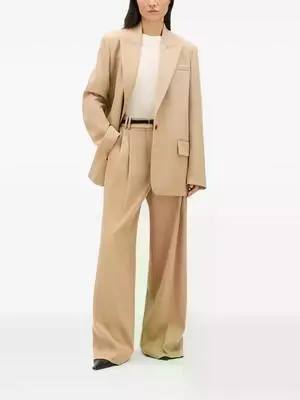 Another Tomorrow Oversized Peak-lapel Blazer