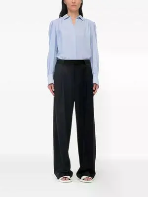 Another Tomorrow Gathered Georgette Blouse