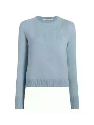 Another Tomorrow Cashmere Crew-neck Sweater - Blue