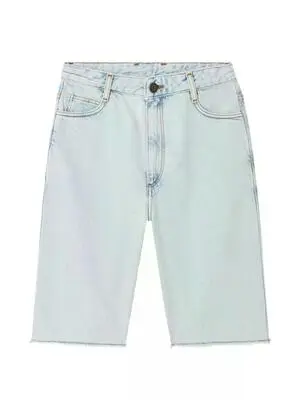 American Vintage Joybird Cycling Denim Shorts - Blue
