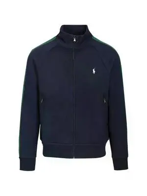 Polo Ralph Lauren Logo Embroidered Side Stripe Jacket - Blue