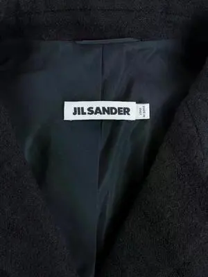 JIL SANDER Glen-check Single-breasted Coat