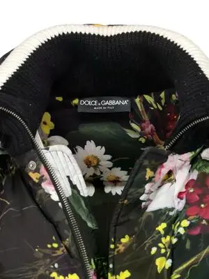 Dolce & Gabbana Padded Floral Print Coat