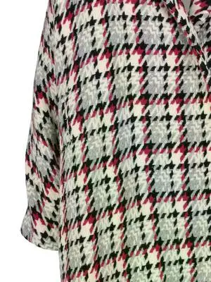 Ermanno Scervino Houndstooth Single-breasted Coat