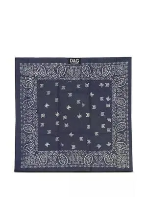 Dolce & Gabbana Paisley-print Square Scarf