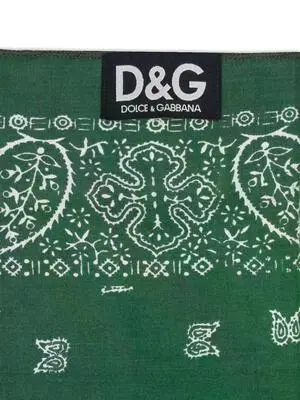 Dolce & Gabbana Paisley-print Square Scarf