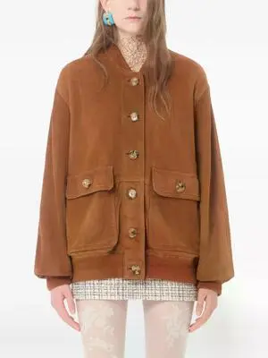Valentino Garavani Suede Caban Jacket
