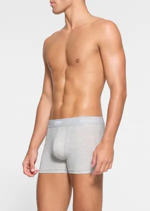 SKIMS Cotton-blend 3' Boxer Briefs - Grey