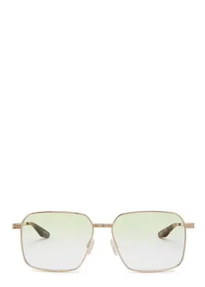 Barton Perreira Hampton Rectangle Frame Sunglasses