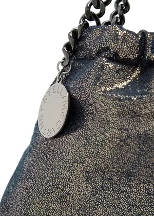 Stella McCartney Falabella Mini Drawstring Tote Bag - Navy
