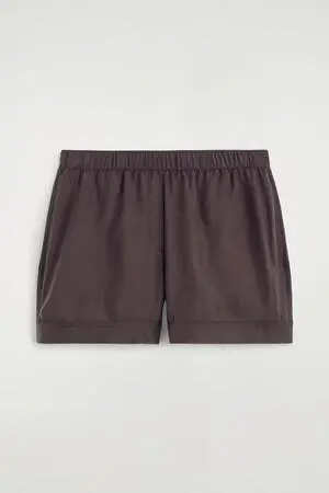 Cos Silk Elasticized Shorts