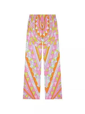 Emilio Pucci Geometric Print Trousers - Pink