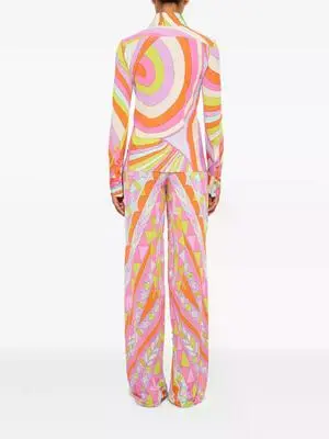 Emilio Pucci Geometric Print Trousers