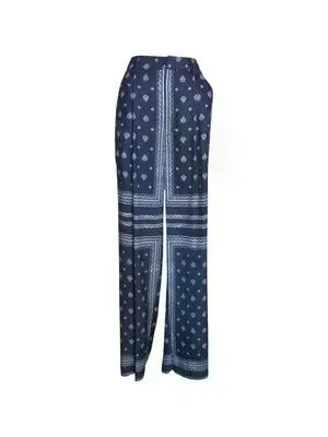 Seafarer Bandana Print Pleated Trousers