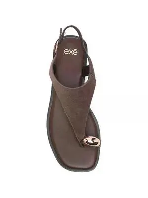 EXÈ Buckle-fastening Thong Sandals