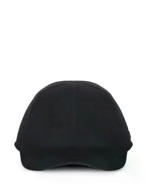 Zegna Logo Plaque Baseball Cap - Black