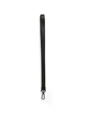 Zegna Leather Lobster-claw Lanyard