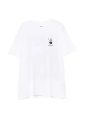 Carhartt Work In Progress Bumper Car Graphic-print T-shirt - White