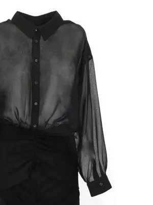 Jacquemus Siroco Sheer-panel Ruffled Dress