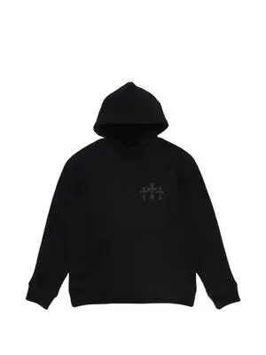 Chrome Hearts Logo Embroidery Hoodie - Black