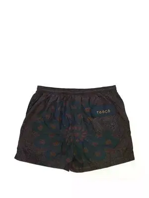 TOOCO Paisley-print Swim Shorts