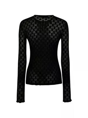 Gucci Gg Devoré Top