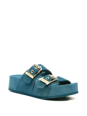 COLORS OF CALIFORNIA Buckle-fastening Platform Sandals