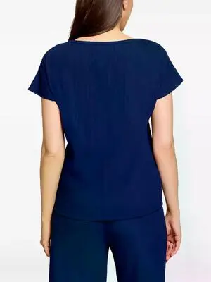 BETTY BARCLAY Textured Boat-neck Top