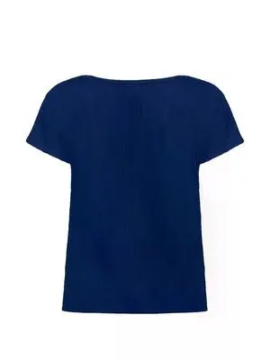 BETTY BARCLAY Textured Boat-neck Top