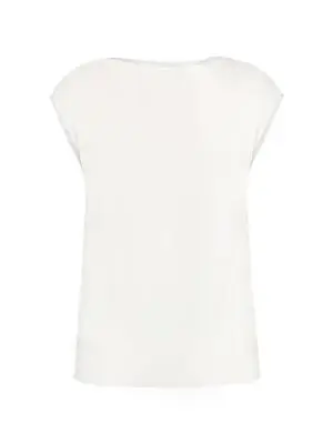 BETTY BARCLAY Graphic Print Rhinestone Embellished Top