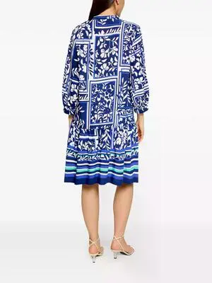 BETTY BARCLAY Floral Print Ruffled Dress
