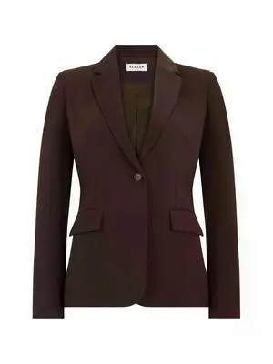 P.a.r.o.s.h Single-breasted Notched-lapel Blazer - Brown