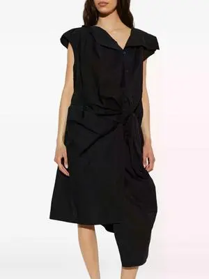 Issey Miyake Twisted Drape Jumpsuit