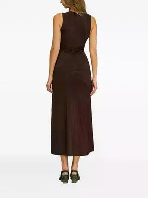 Cult Gaia Fen Pleated Midi Dress