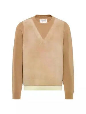 MAISON MARGIELA Trompe L'oeil Memory Sweater - Brown