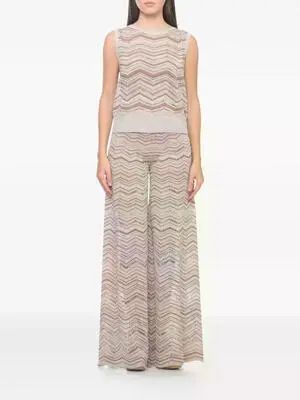 D.exterior Sleeveless Knit Sweater