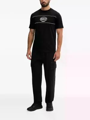 EA7 Logo-print Crew-neck T-shirt