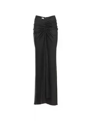 Andamane Iris Ruched Maxi Skirt